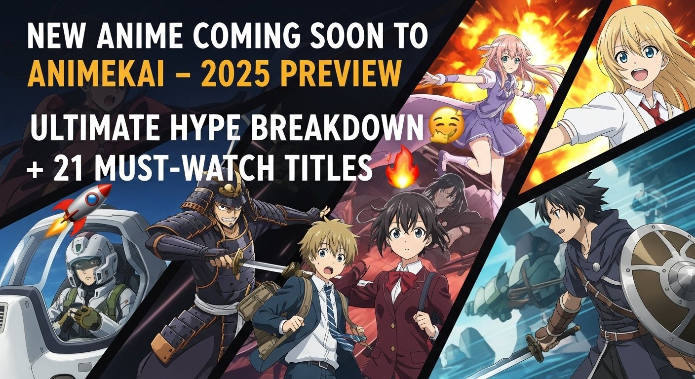 New Anime Coming Soon to AnimeKAI – 2025 Preview: Ultimate Hype ...